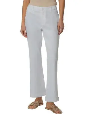Kut From The Kloth Kelsey Fab Ab High Waist Ankle Flare Jeans - White