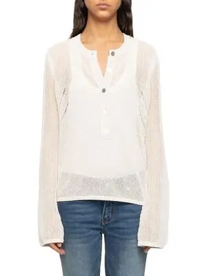 Zadig&Voltaire Mandala Angel Wings Logo Sweater - Vanille