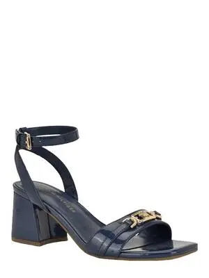 Tommy Hilfiger Raneen Ankle Strap Block Heel Sandal - Blue