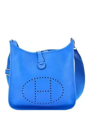 Hermès Evelyne Bag Gen Iii Clemence Pm - Blue