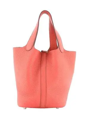 Hermès Picotin Bag Clemence Pm - Red