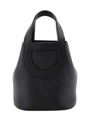 Hermès In-the-loop Bag Clemence With Swift 18 - Black