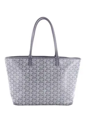 Goyard Artois Tote Coated Canvas Pm Grey