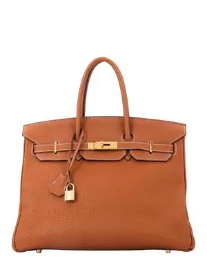HERMÈS Birkin Handbag Brown Fjord With Hardware 35 At Nordstrom
