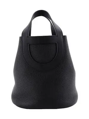 Hermès In-the-loop Bag Clemence With Swift 23 - Black