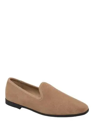GRACE FOOTWEAR Vivian Leather Slip-on Loafer - Camel