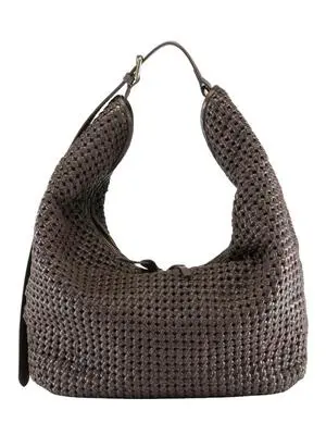 Officine Creative Vicky 002 Hand-woven Shoulder Bag - Brown