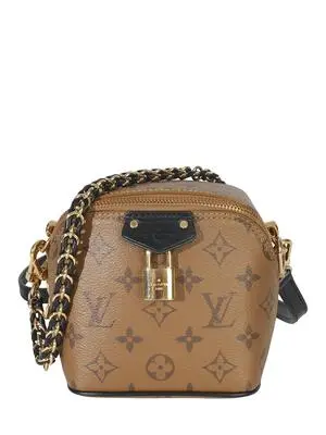 LOUIS VUITTON Monogram Canvas Just In Case Shoulder Bag - Brown