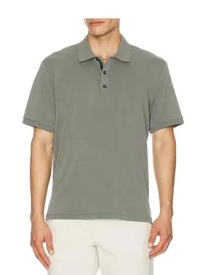 Rag & Bone Tech Pique Slim Polo In . Also - Grey