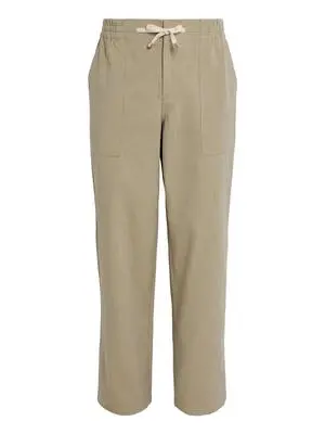 Drole De Monsieur Cotton-blend Relaxed Fit Drawstring Trousers - Green