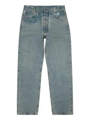MAISON MARGIELA Wide-leg Jeans With Distressed Detail - Blue