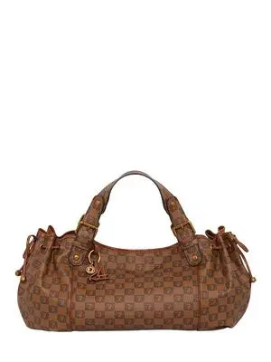 Gerard Darel 24h Monogram Canvas Handbag - Camel