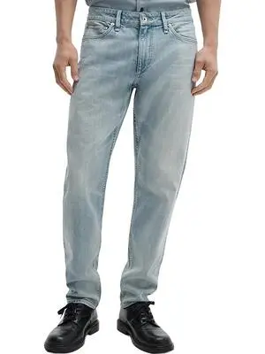 Rag & Bone Authentic Stretch Straight Fit Jeans - Colter