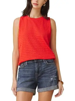 Splendid Shelly Smocked Tank Top - Firework