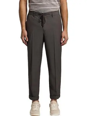 Peserico Relaxed Fit Jogger Pants - Brown Bark