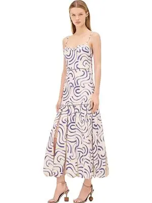 Alexis Bellisse Midi Dress - Blue Wave