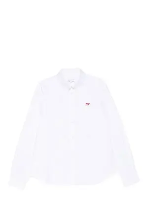 Maison Kitsuné Profile Fox Cotton Shirt - Bianco