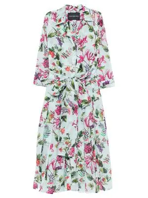 Samantha Sung Samantha Sung Audrey Cotton Midi Dress Multicolour