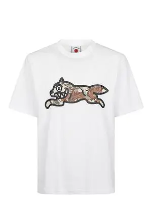 ICECREAM Running Dog Cotton T-shirt - Bianco