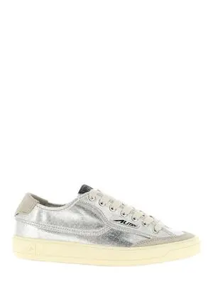 AUTRY Windscape Low Metallic Sneakers - Argento