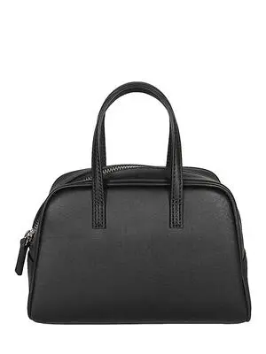 MIZUIRO Small Leather Boston Bag - Nero