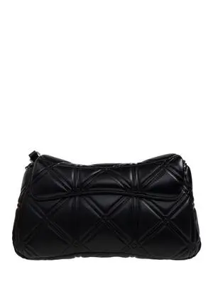 Emporio Armani Quilted Leather Shoulder Bag - Nero