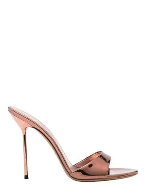 Paris Texas Paris Texas Lidia Patent Leather High Heel Mules Rosa