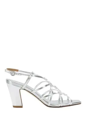 AeydĒ Acacia 75mm Heeled Sandals - Silver