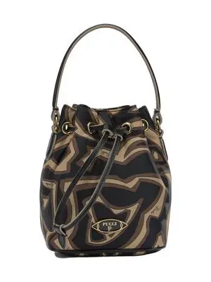 Emilio Pucci Yummy' Mini Bucket Bag - Black