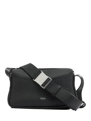 Max Mara Small Leather Shoulder Bag - Black