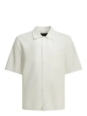 Herno Short-sleeve Seersucker Shirt - White