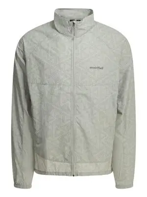 MONTBELL Graphic Print Zip-up Jacket - Grey
