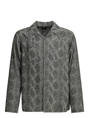 Needles Cowboy One-up Jacquard Shirt - Grey