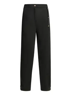 Herno Barrel Leg Casual Pants - Black