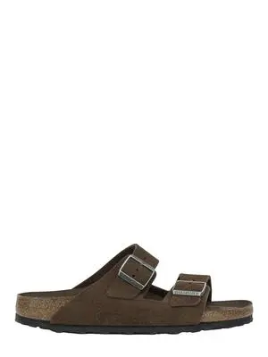 BIRKENSTOCK Birkenstock Arizona Soft Footbed Suede Sandals Brown