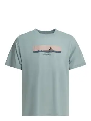 MONTBELL Graphic T-shirt - Light Blue