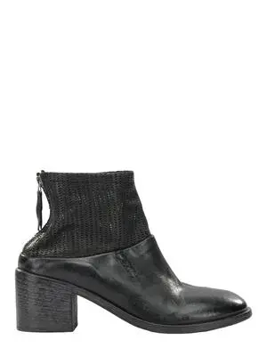 Moma 70mm Zippered Ankle Boots - Black