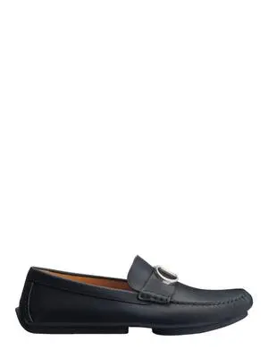 Dior Roadie Loafer With Cd Buckle - Deep Blue Grained Calfskin
