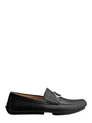 Dior Roadie Loafer With Cd Buckle - Black Grained Calfskin