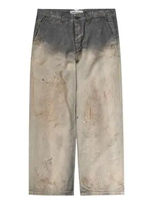 Our Legacy Dirt-effect Washed Denim Jeans - Grey