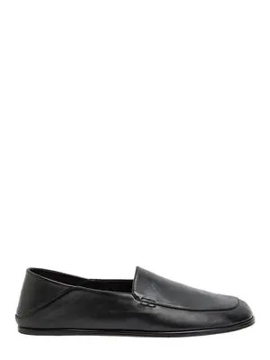 Calvin Klein Leather Loafers - Black