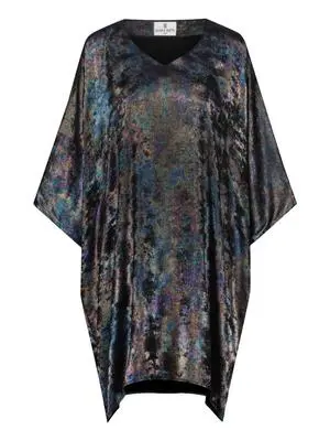 DHARA SHETH, DUBAI Dhara Sheth Dubai Short Kaftan Dress - Black