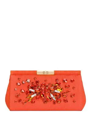 Dolce & Gabbana Marlene Shoulder Bag In Embroidered Brocade - Multicolor
