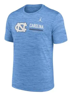 JORDAN North Carolina Sideline Velocity Brand Dri-fit College T-shirt - Blue