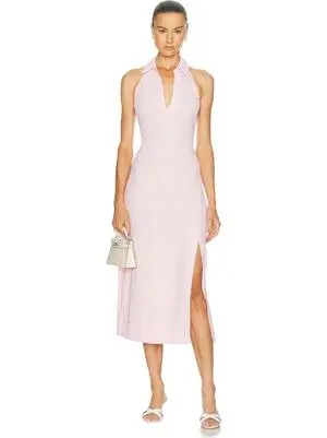 Simkhai Clairmont Midi Dress - Daisy Ivory