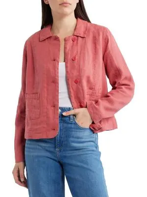 SEASALT CORNWALL Seasalt Cornwall Organic Cotton Utility Jacket Echinacea