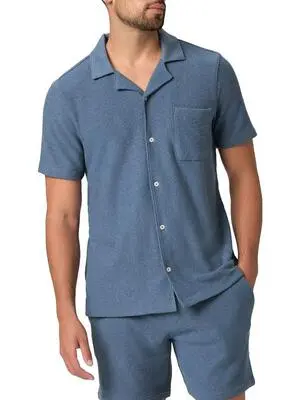 Paige Oliver Terry Cloth Camp Shirt Lakeside