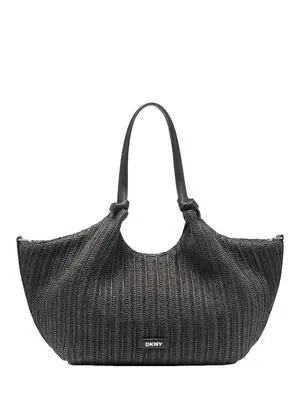 Dkny Paula Medium Tote Bag - Black/silver