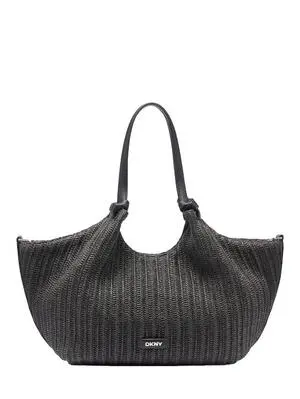 Dkny Paula Medium Tote Bag - Black/silver