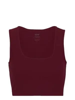 LEZAT Sara Organic Cotton Bra Top - Maroon